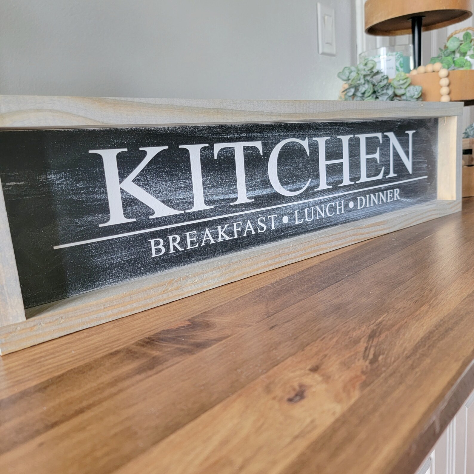 Farmhouse Kitchen Sign - Rustic Kitchen Decor - Self Serve Kitchen Sign ...