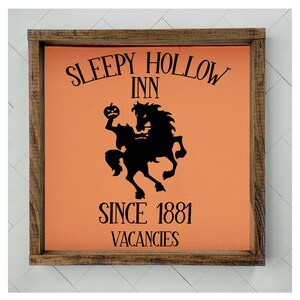 Sleepy Hollow Inn Sign Headless Horsemen Sign Haunted Decor - Etsy