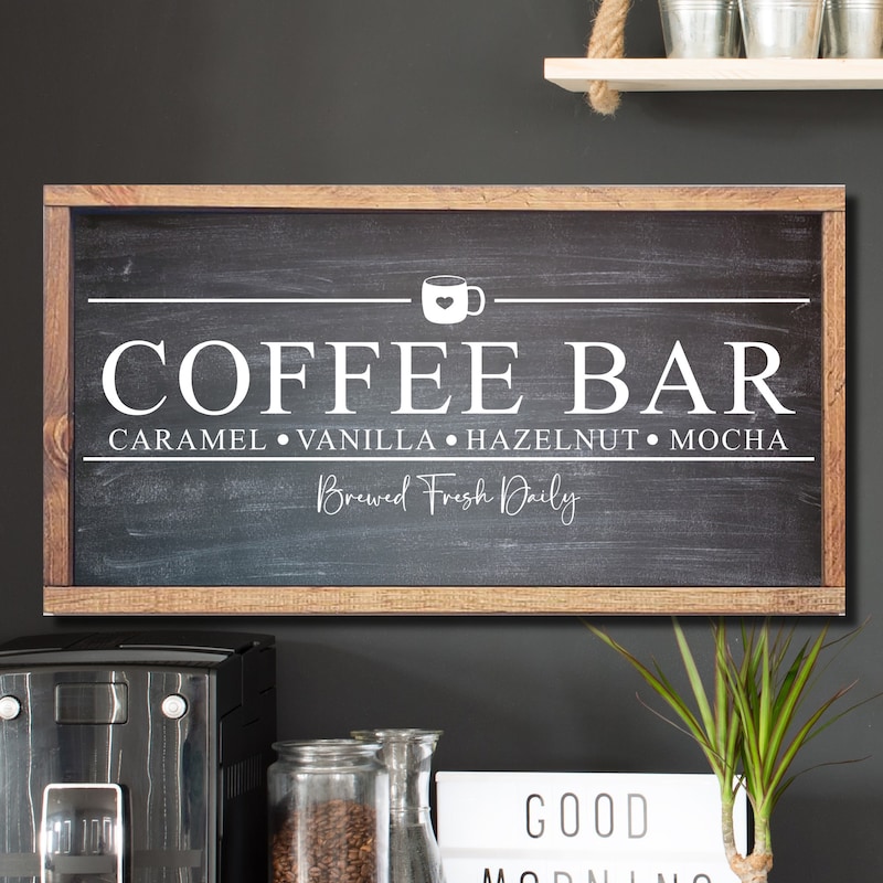 Coffee Bar Signs - Etsy