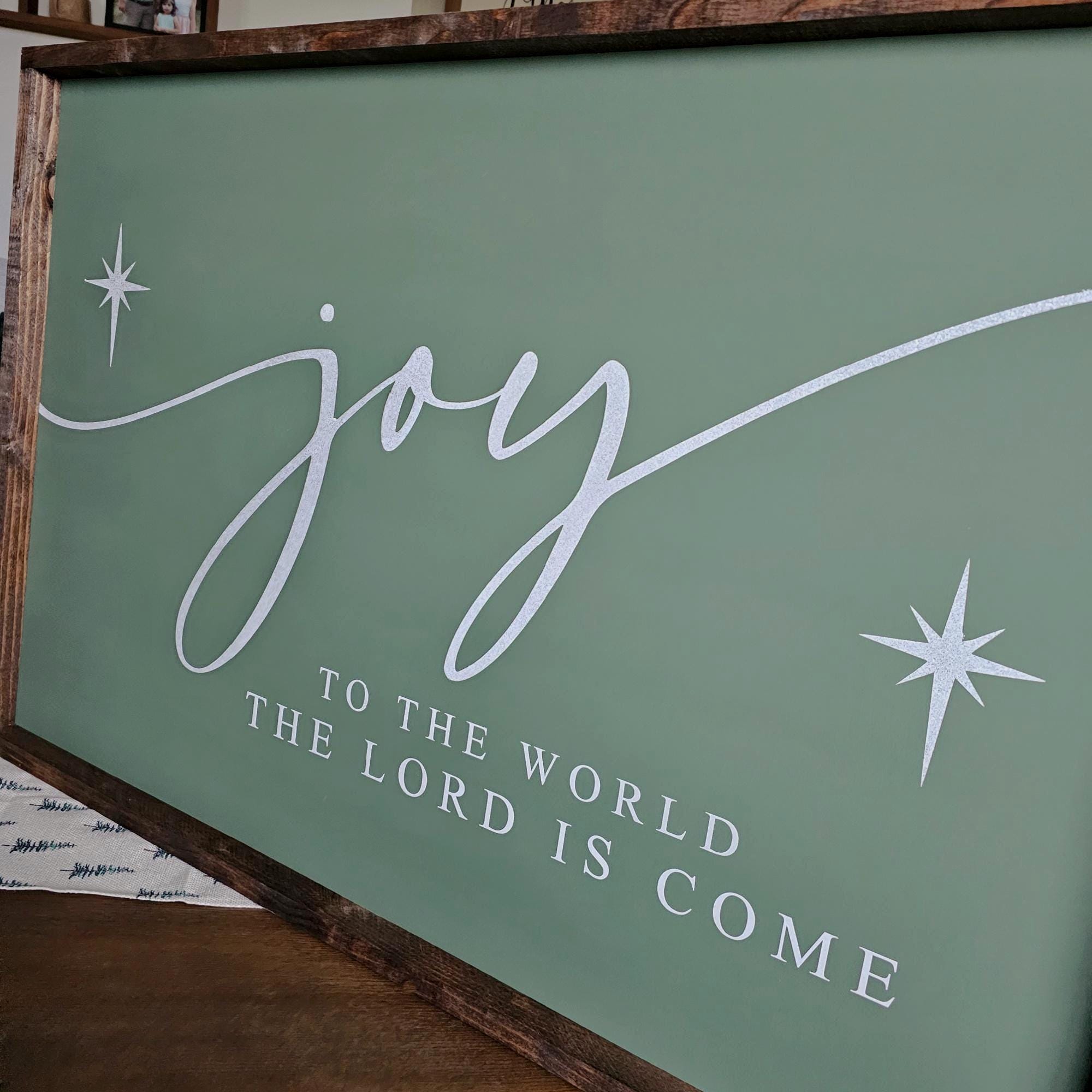 Joy to the World Sign, the Lord is Come Sign, Modern Farmhouse ...