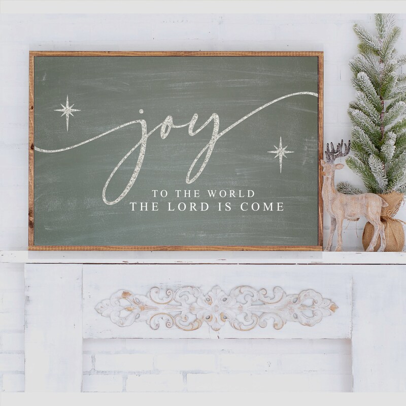 Joy Christmas Sign - Etsy