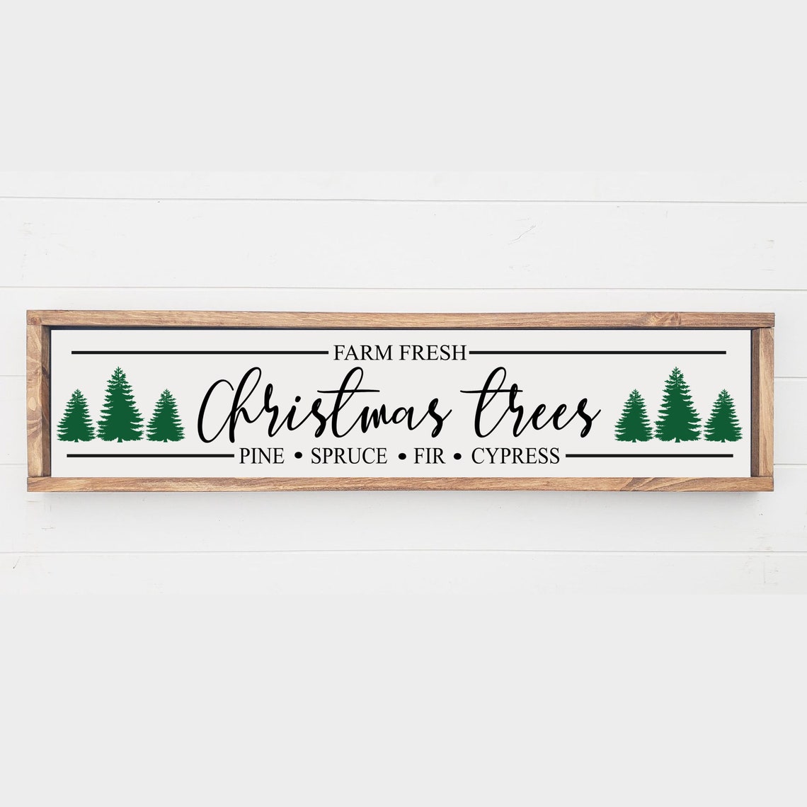 Farm Fresh Christmas Trees Sign Christmas Tree Farm Sign - Etsy