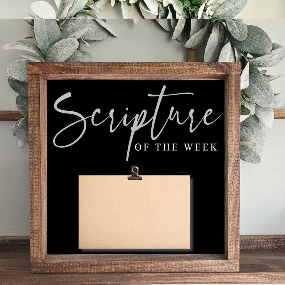 Scripture of the Week Clipboard Sign, Bible Verse Holder, Prayer ...