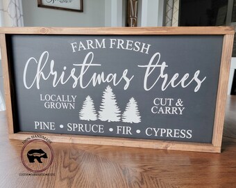 Christmas Tree Farm Sign | Etsy