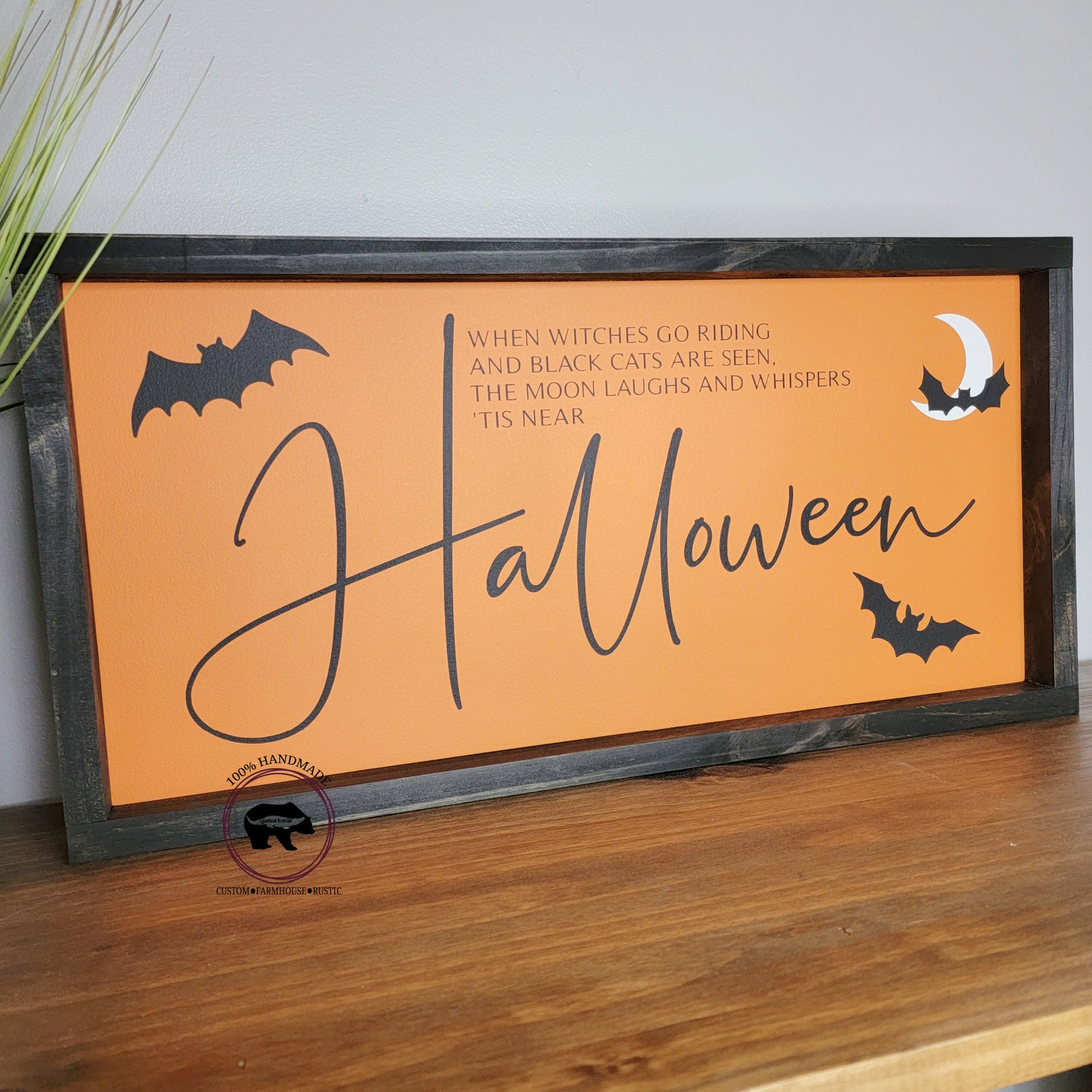 When Witches Go Riding Sign Halloween Witch Sign Halloween - Etsy