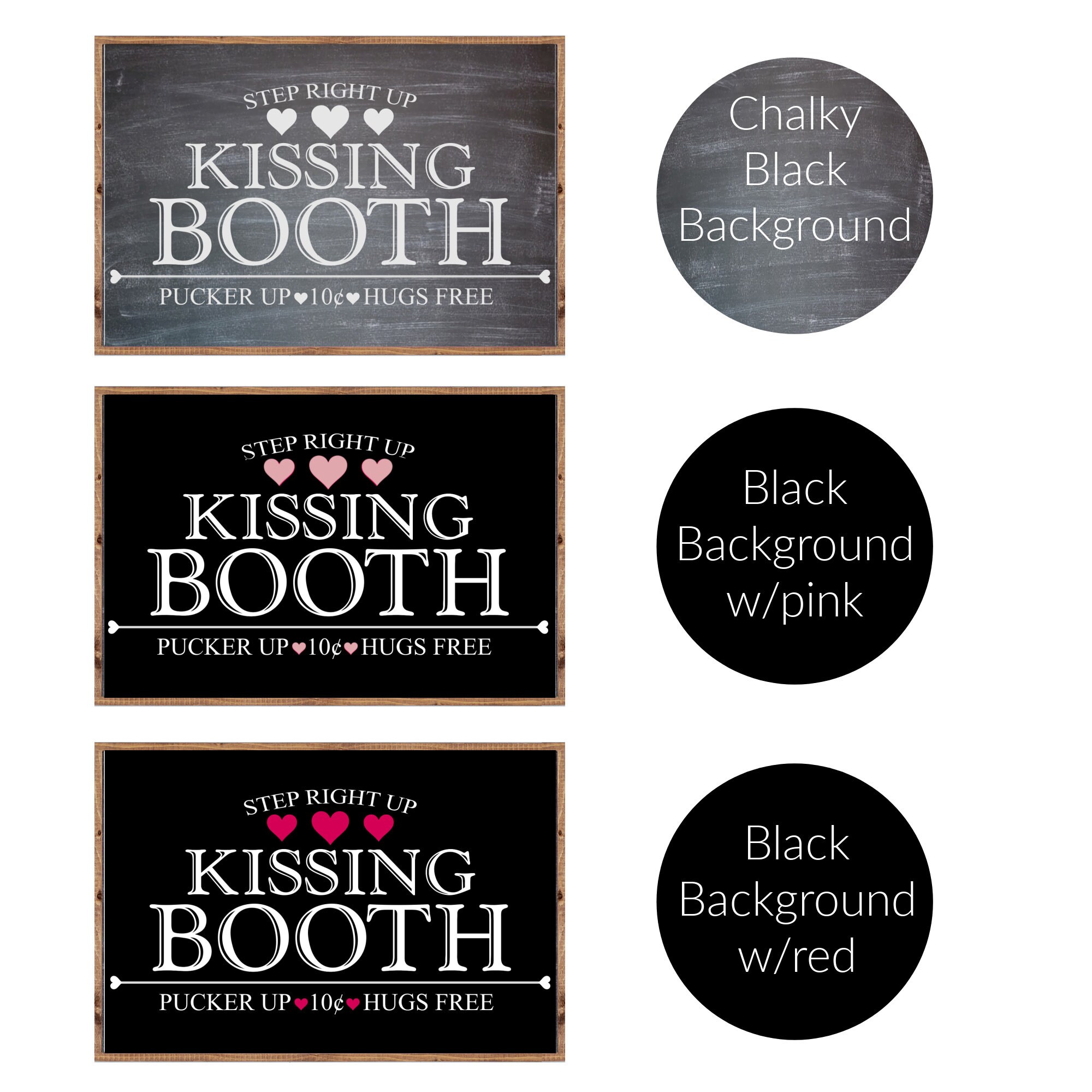Kissing Booth Sign, Valentines Day Wood Sign, Farmhouse Valentines Day ...