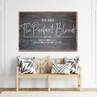 The Perfect Blend Family Sign | Personalized Blended Family Signs ...