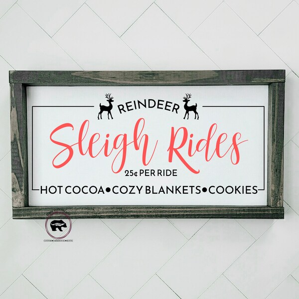 Reindeer Sign - Etsy