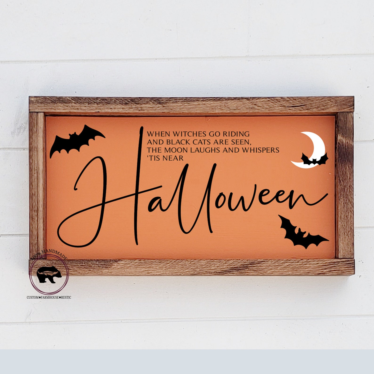 When Witches Go Riding Sign Halloween Witch Sign Halloween - Etsy