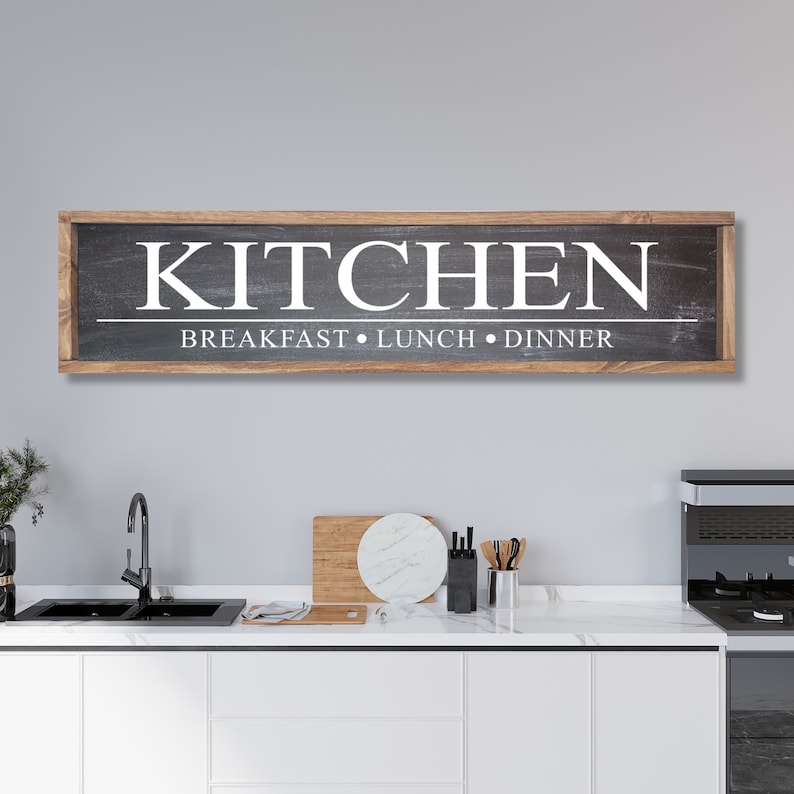 Farmhouse Kitchen Sign Rustic Kitchen Decor Self Serve - Etsy