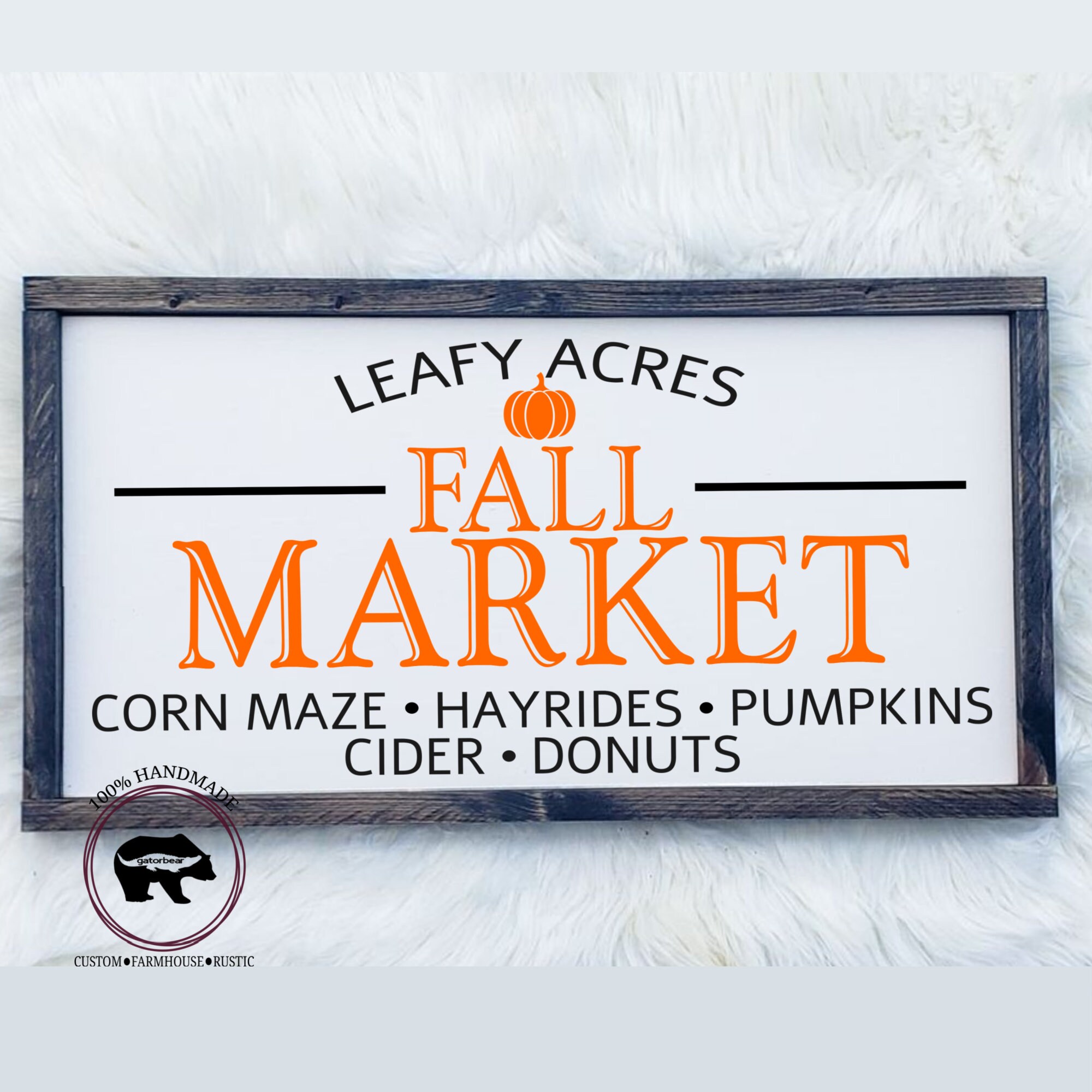 Fall Market Sign Fall Farmers Market Pumpkin Wood Sign - Etsy