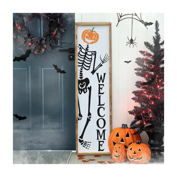 Halloween Porch Sign - Etsy