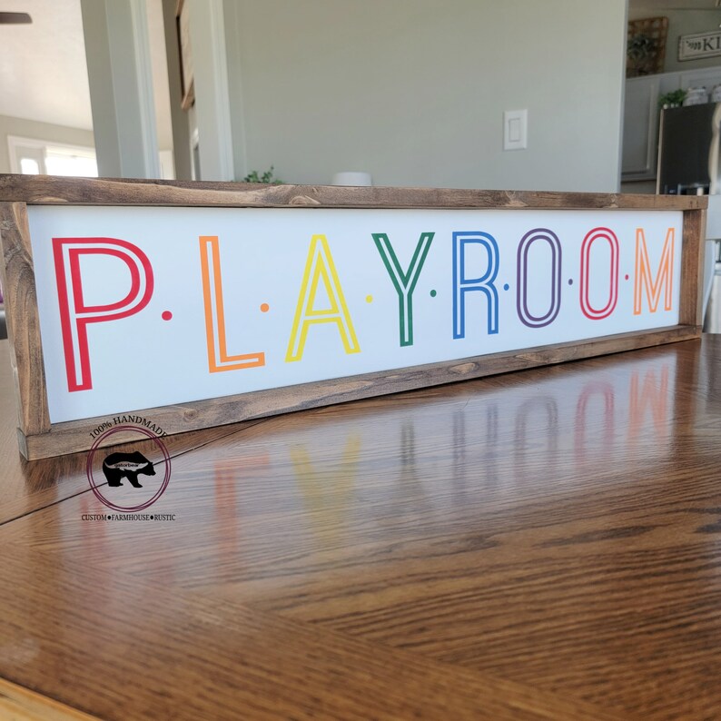 Playroom Sign Playroom Wall Decor Playroom Decor Kids - Etsy