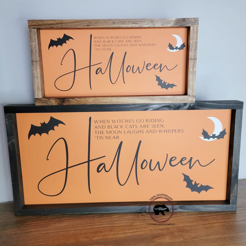 When Witches Go Riding Sign Halloween Witch Sign Halloween - Etsy