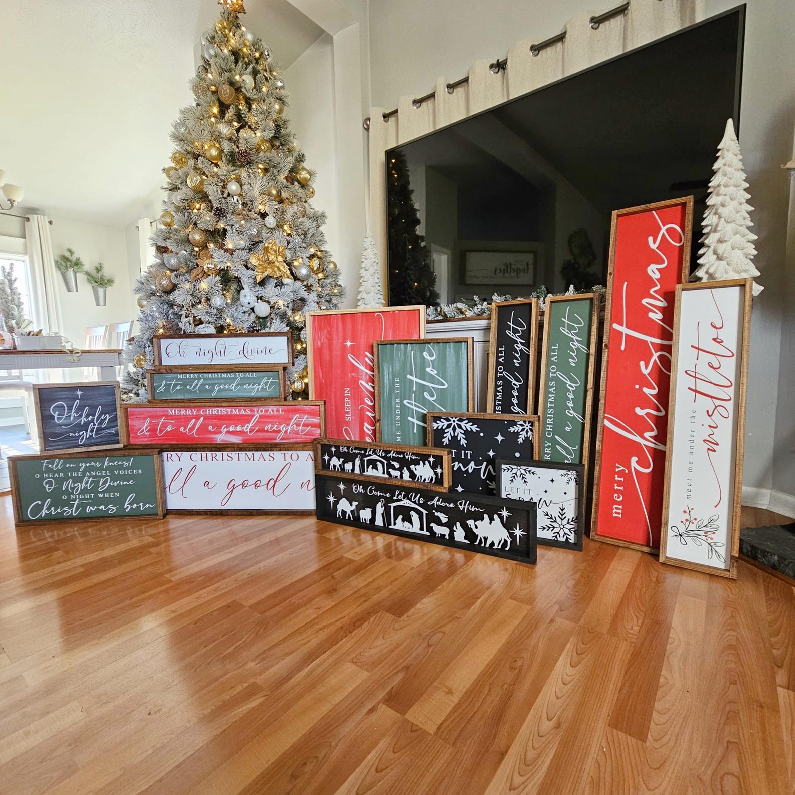 Hot Cocoa Bar Sign, Hot Chocolate Bar Sign, Christmas Coffee Bar ...