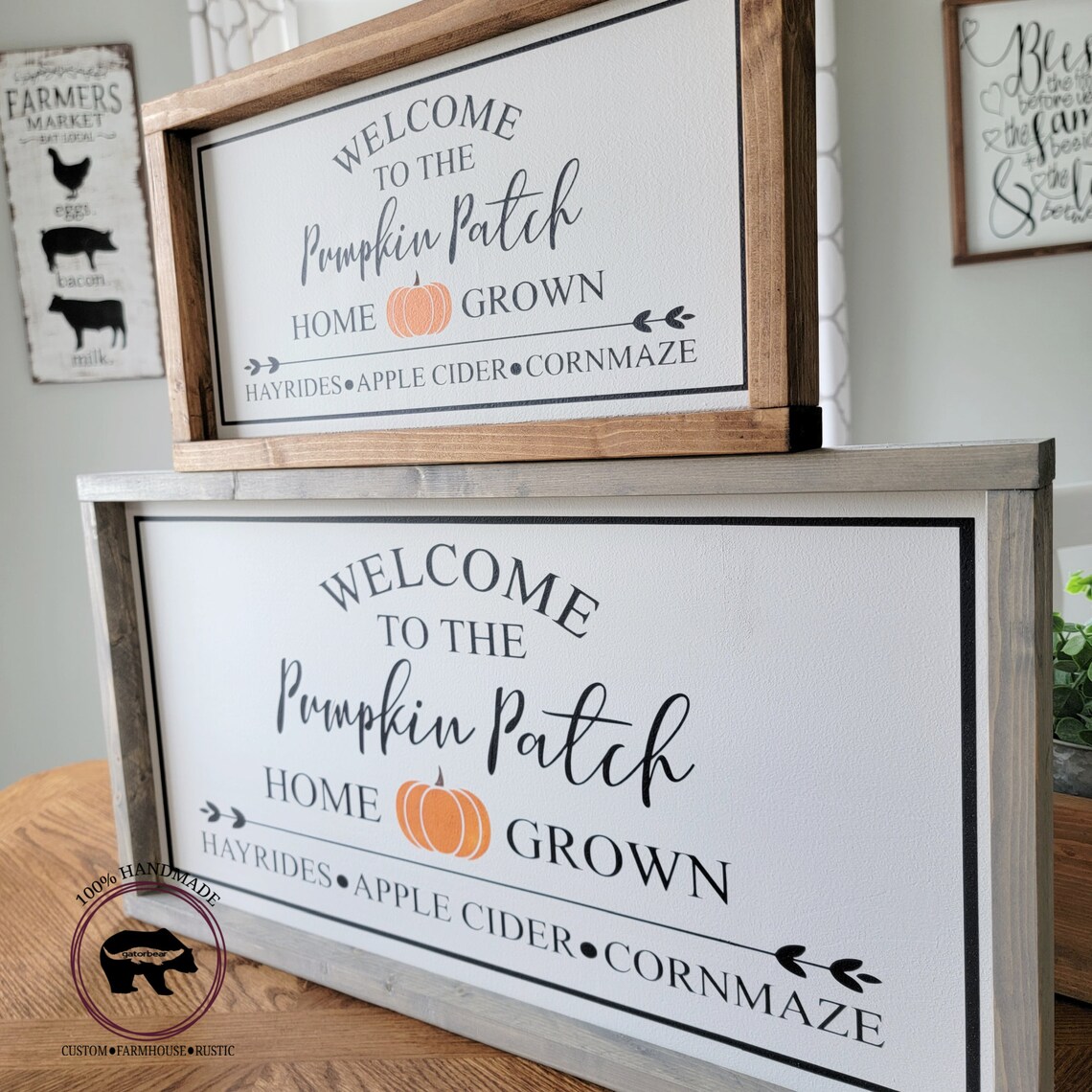 Welcome to the Pumpkin Patch Sign Pumpkin Patch Sign Fall - Etsy