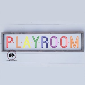 Playroom Sign Playroom Wall Decor Playroom Decor Kids - Etsy