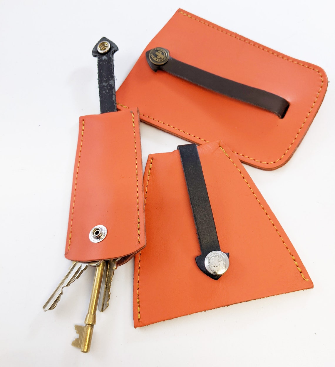 Leather Bell Key Holder 3 Sizes - Etsy UK