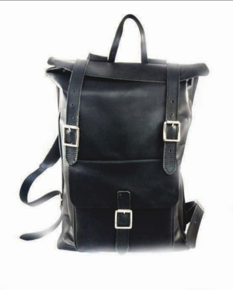 The Stylish Outdoor Weekend Biker Leather Backpack - Etsy