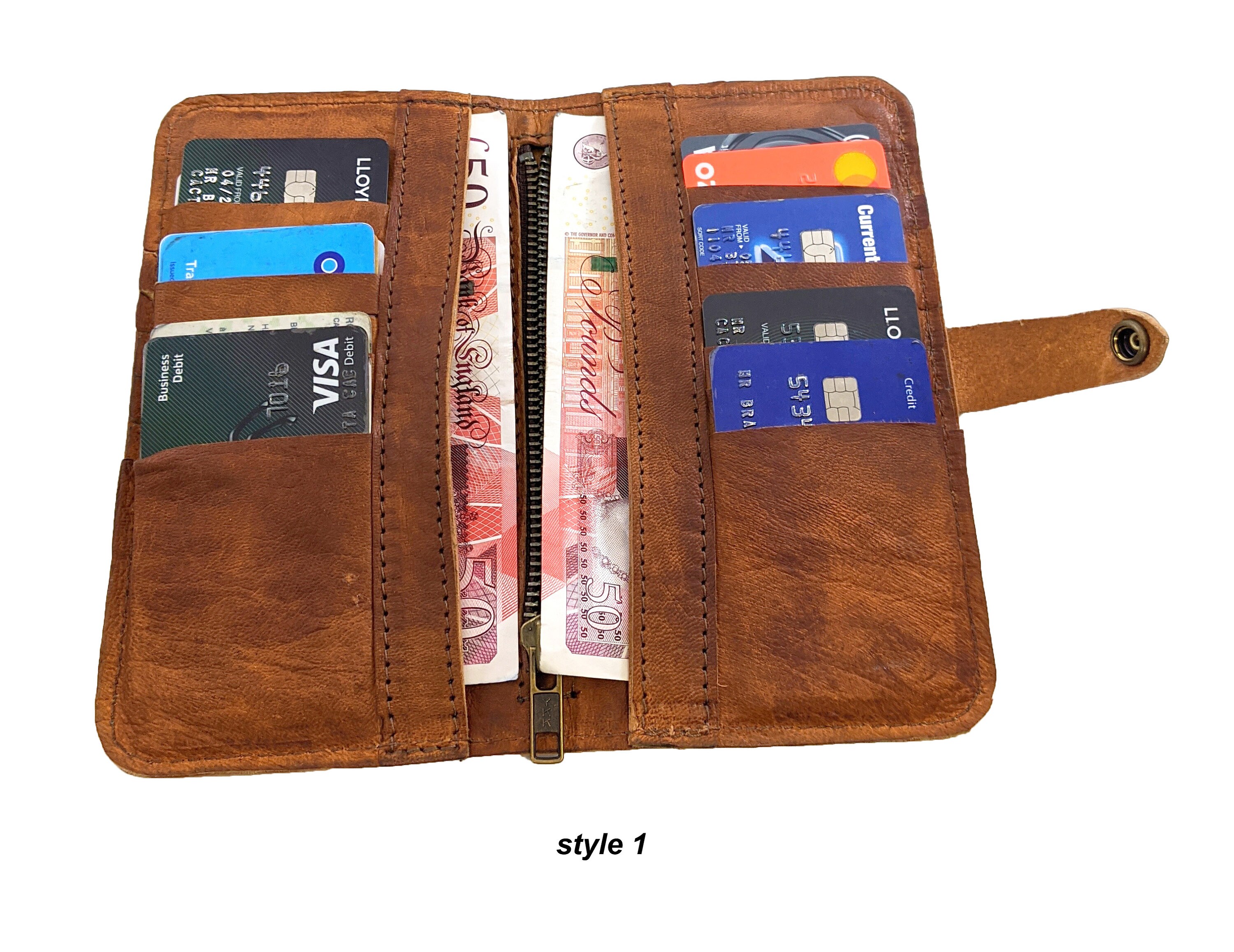 The Ultimate Multifunctional Wallet of High Quality Leather 2 Style ...