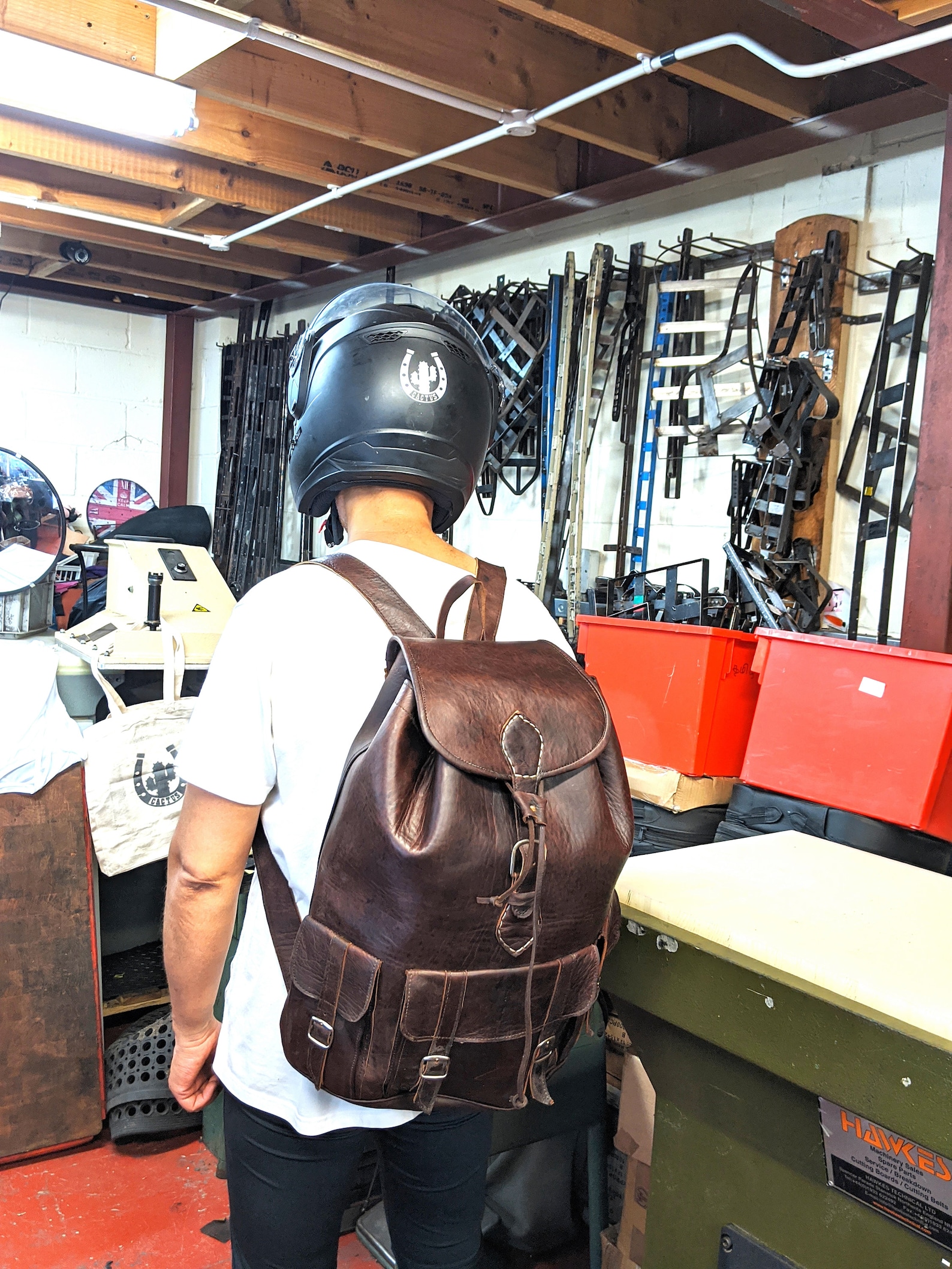 The Grande Real Leather Papa Backpack - Etsy