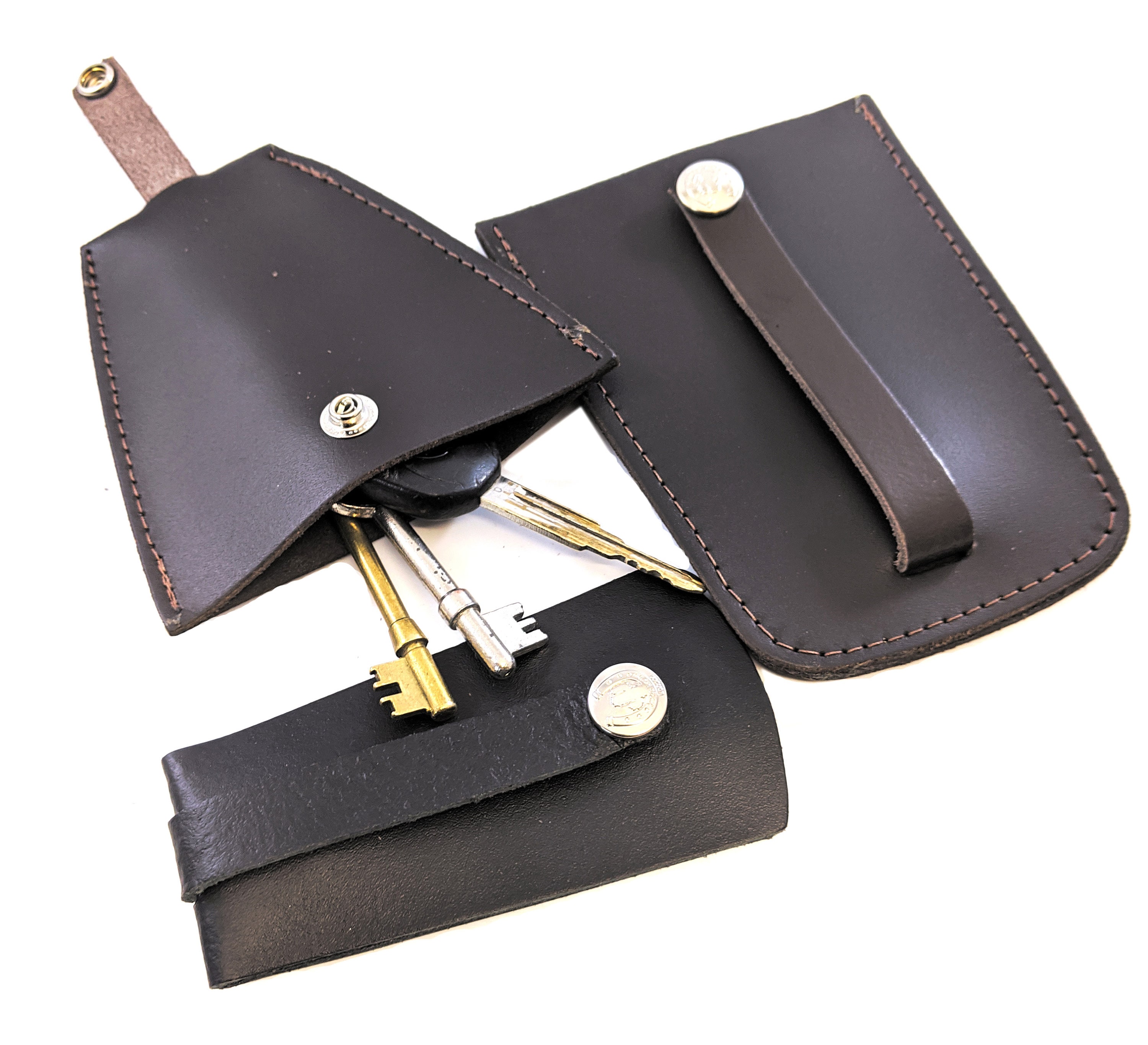 Leather Bell Key Holder 3 Sizes - Etsy UK