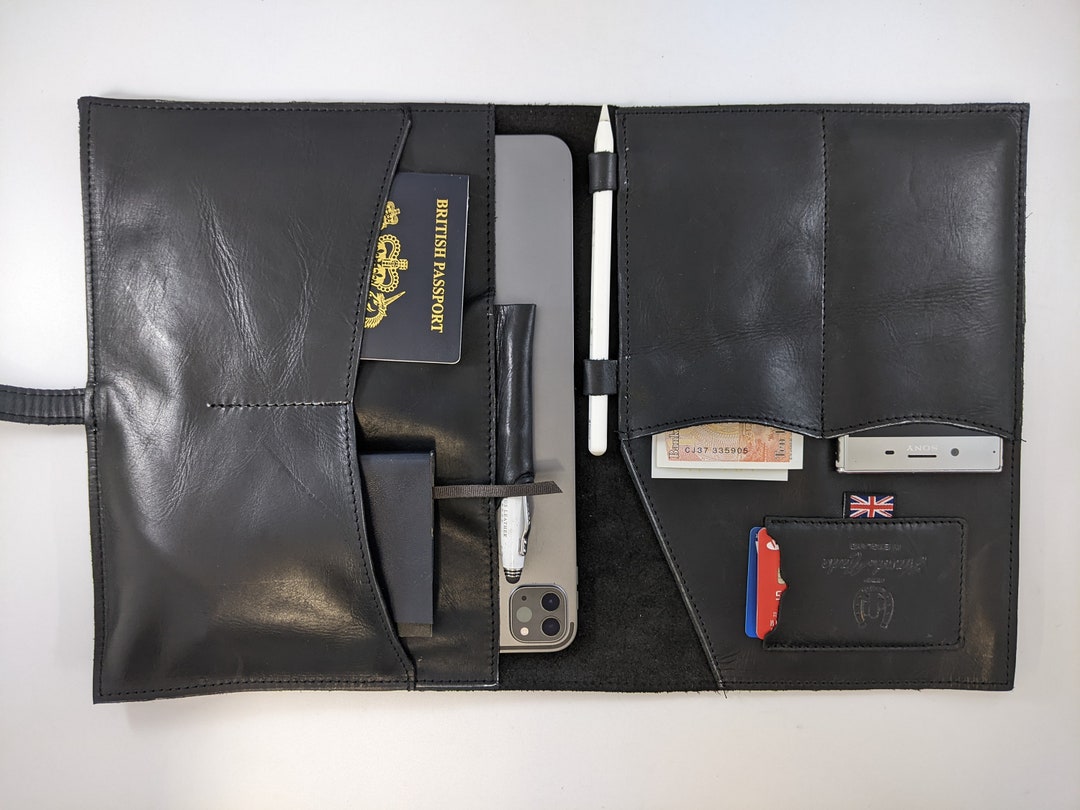 Full Grain Leather Padfolio Organisers, Customable Sizes, A4, A5...for ...