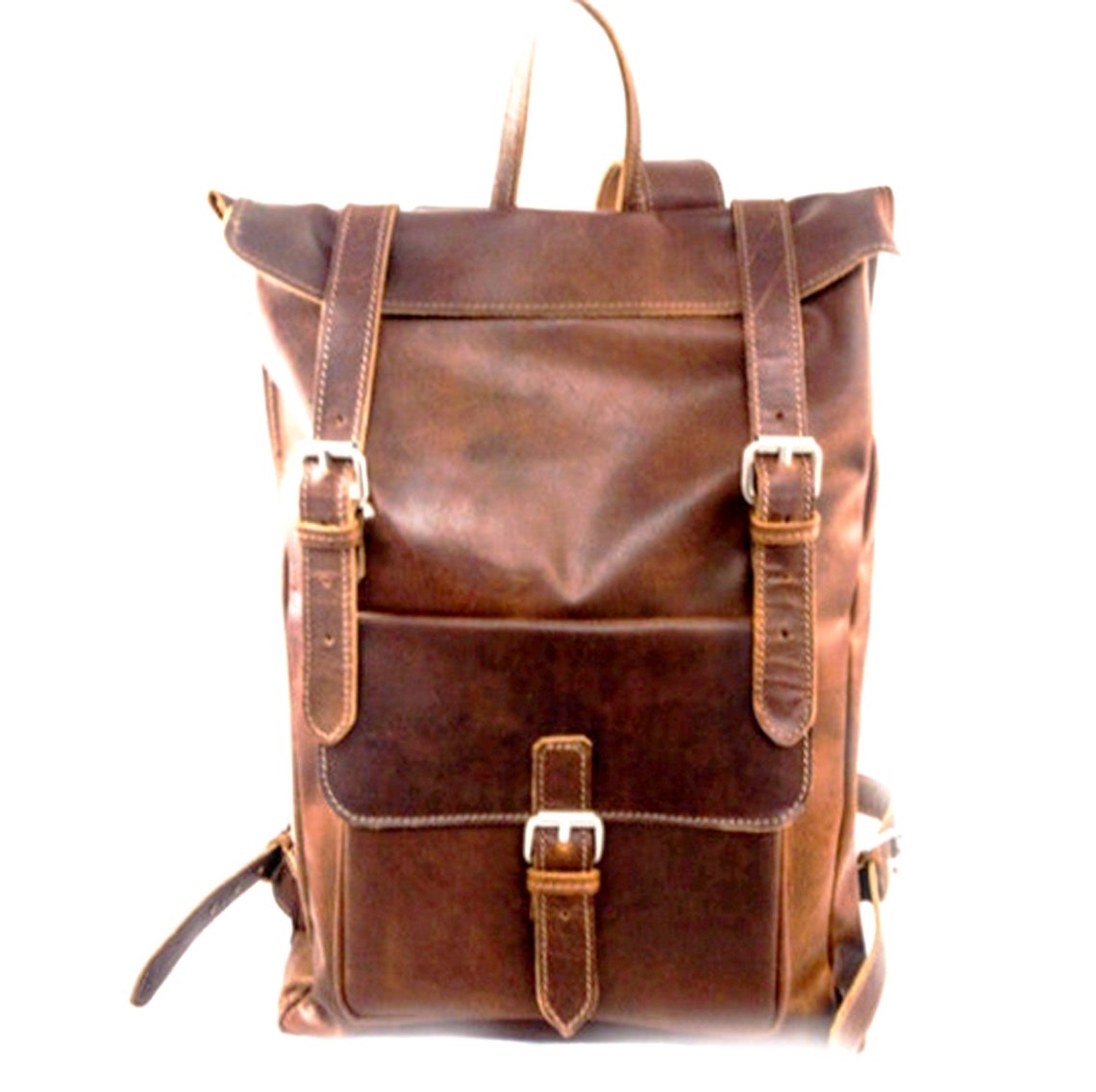 The Stylish Outdoor Weekend Biker Leather Backpack - Etsy