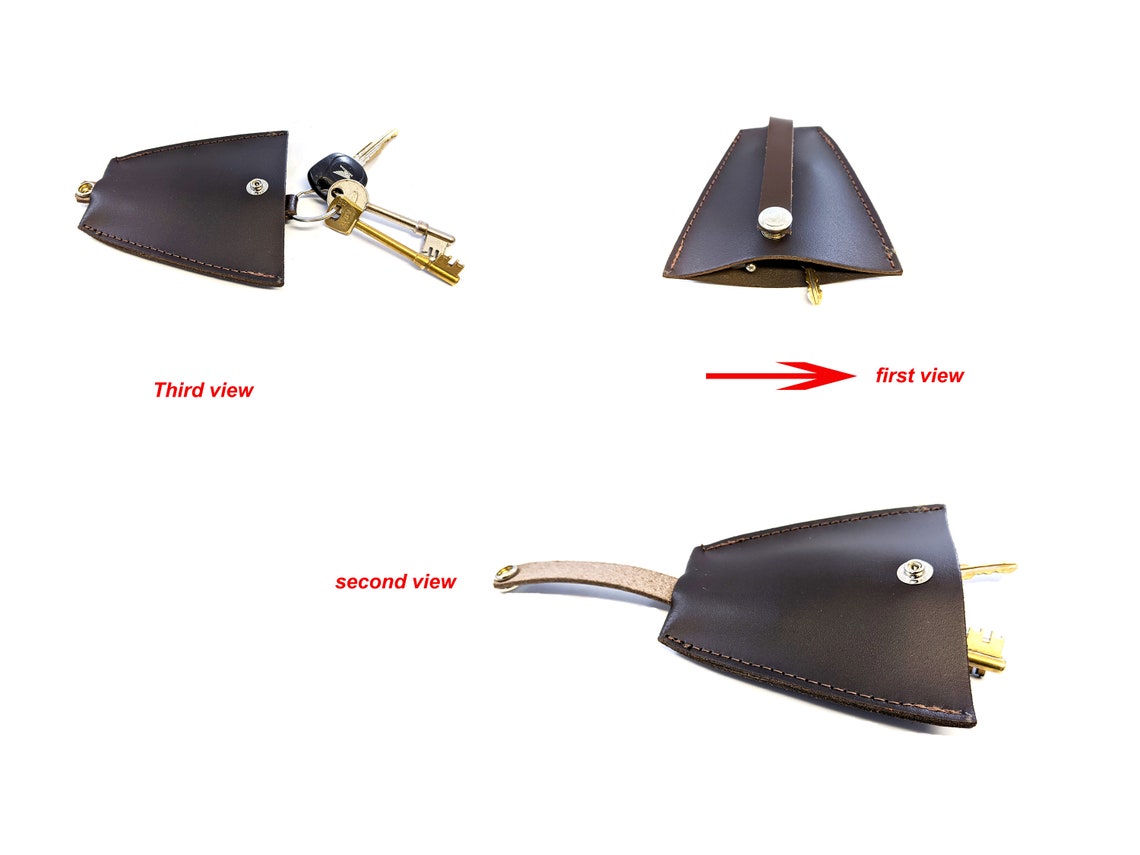 Leather Bell Key Holder 3 Sizes - Etsy UK