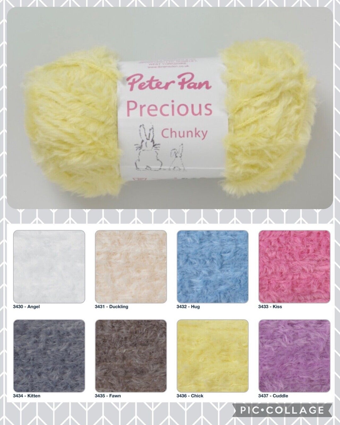 Wendy Peter Pan Precious Chunky Wool Yarn Polyester Nylon~ 8 Colours ~ 50g Balls - Etsy UK
