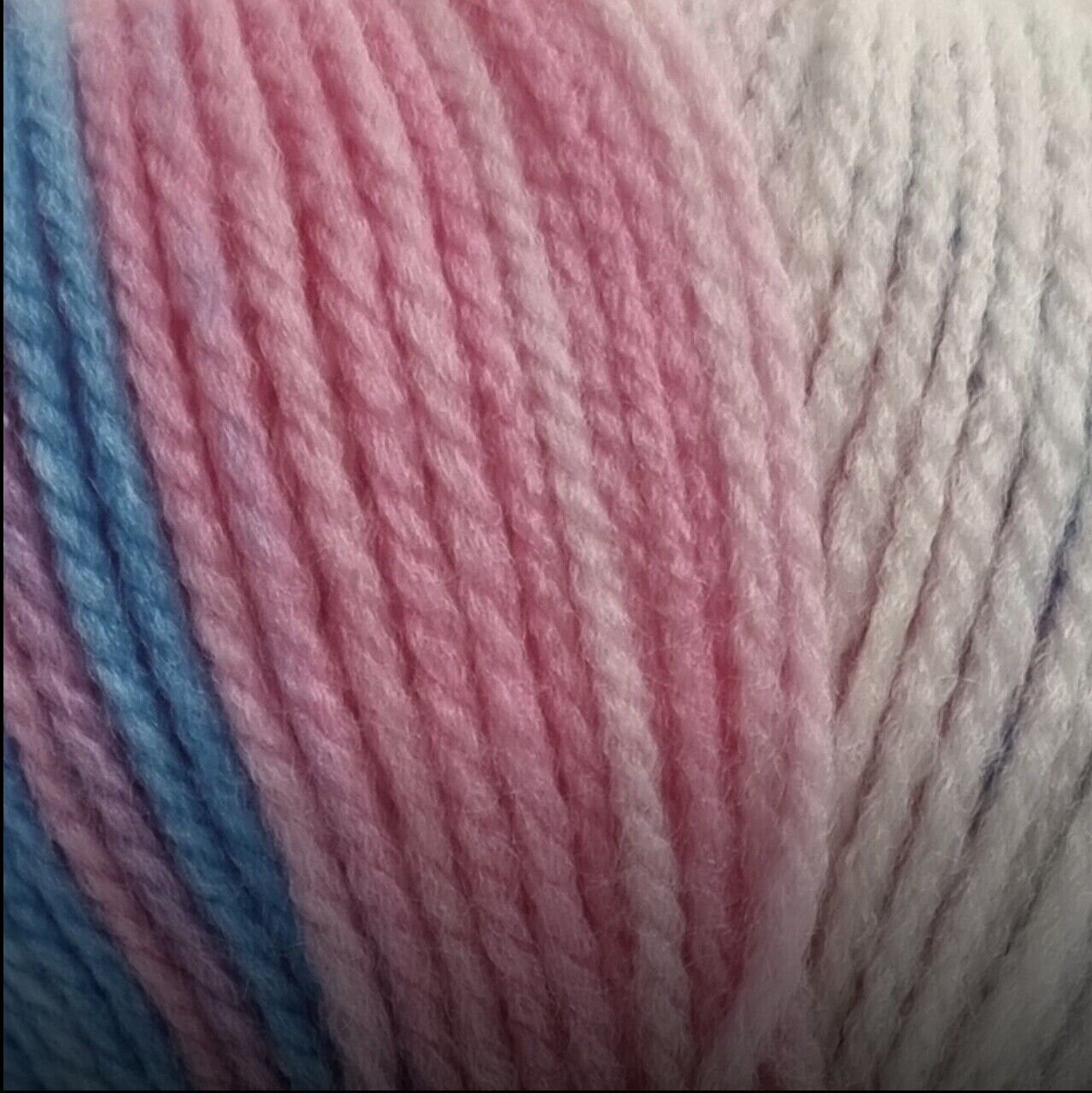 Cygnet Baby Colour Soft Dk Knitting Yarn / Wool - 100G - Self Striping ...