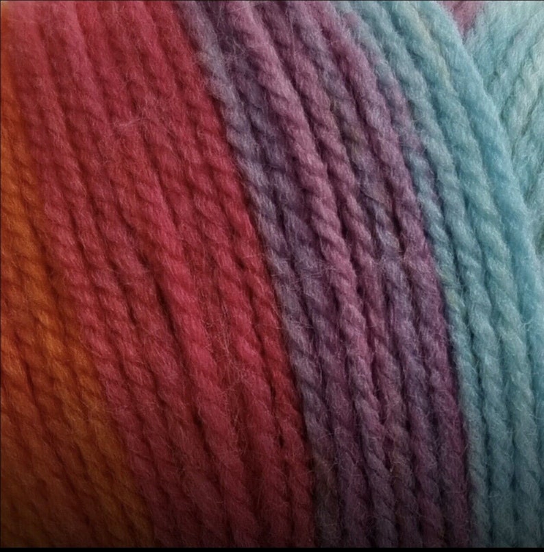 Cygnet Baby Colour Soft Dk Knitting Yarn / Wool - 100G - Self Striping ...