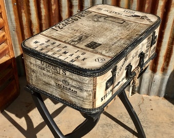 Suitcase Table - Etsy