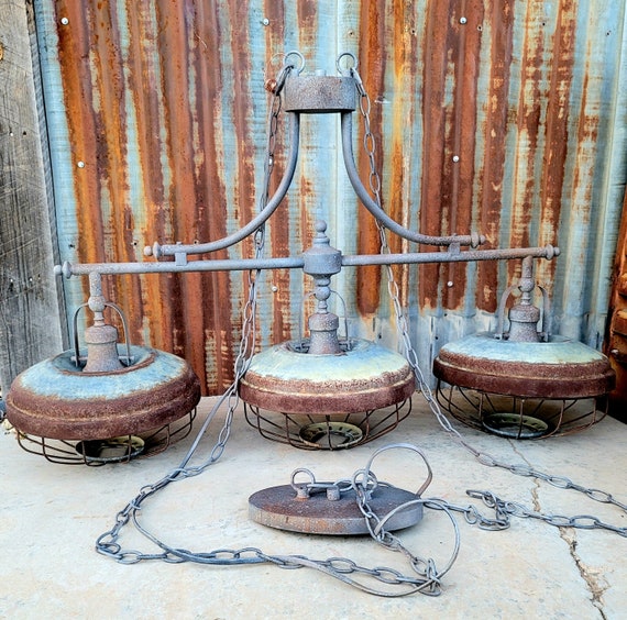 Repurposed Vintage Chicken Feeder Light Farmhouse Kitchen - Etsy