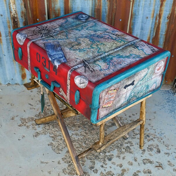 Suitcase Table - Etsy