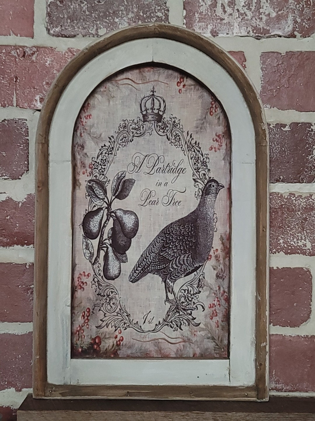 Vintage Christmas Twelve Days of Christmas Partridge in a Pear Tree ...