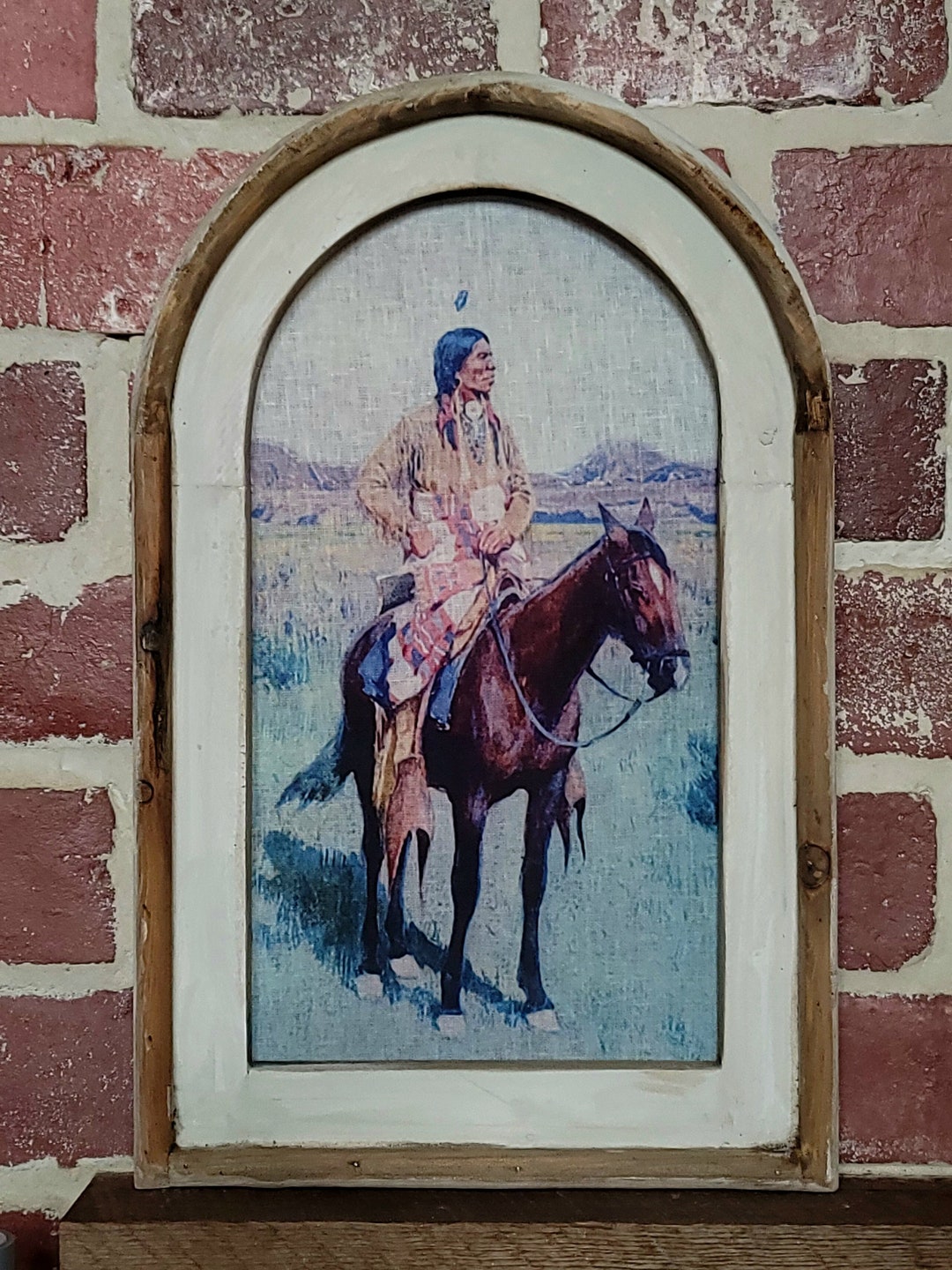 Framed Vintage Wild West Wall Print 14x22 Western Framed Art Vintage ...