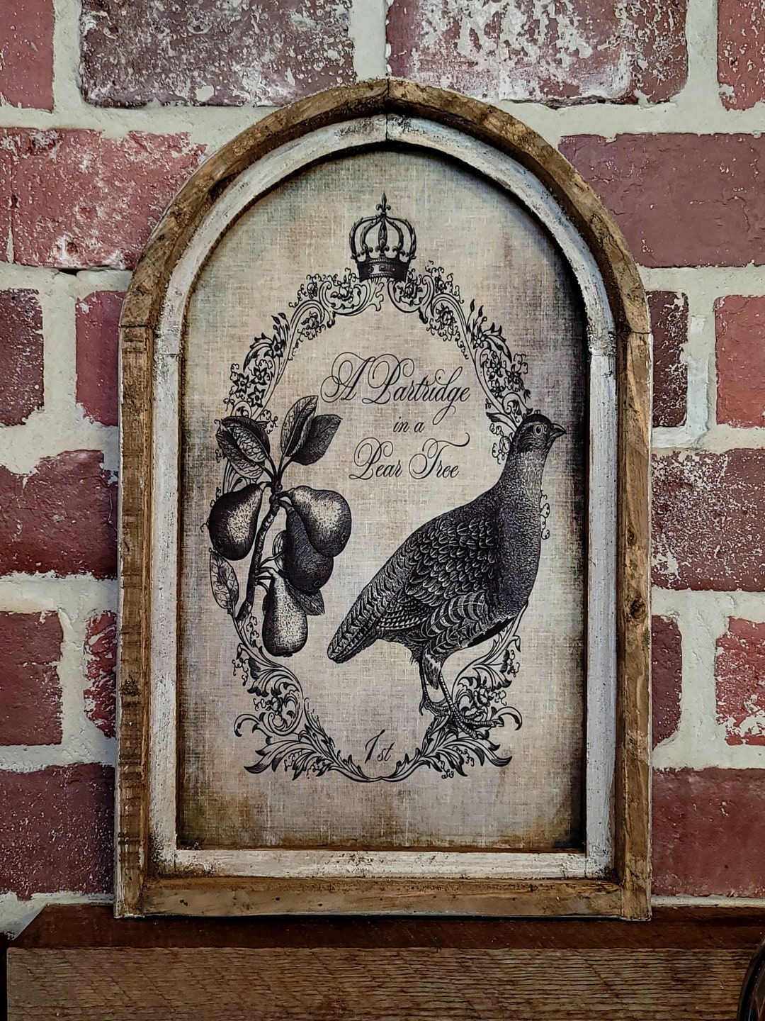 Vintage Christmas Twelve Days of Christmas Partridge in a Pear Tree ...