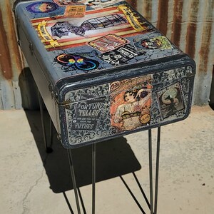 Vintage Steampunk End Table Steampunk Nightstand Bedside Table - Etsy