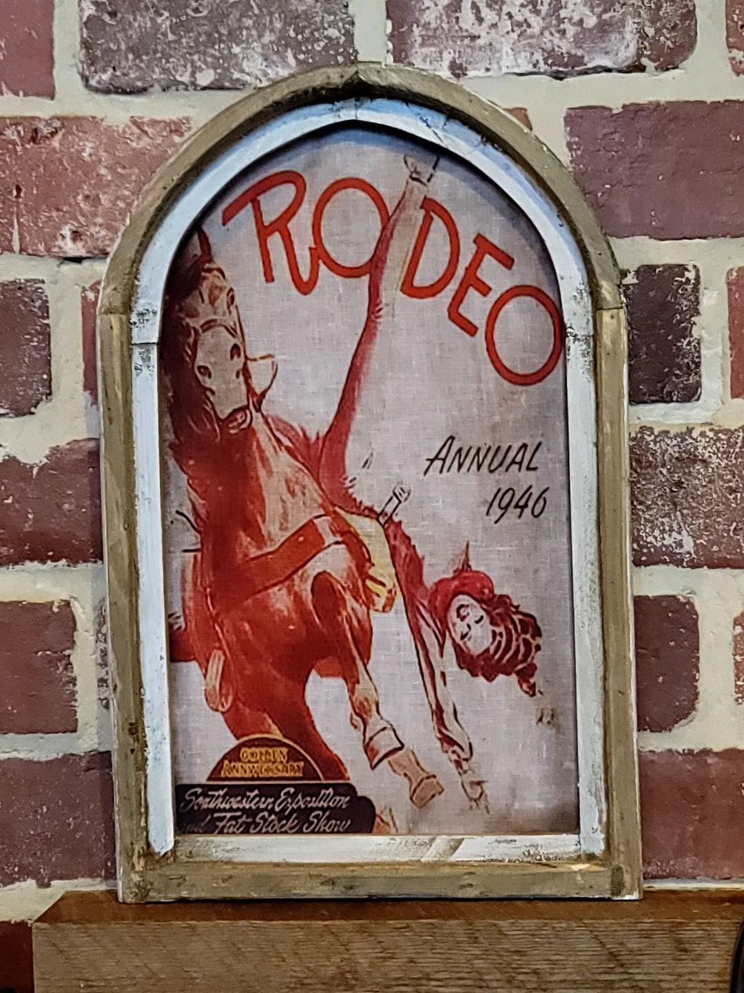 Vintage Wild West Rodeo Wall Print Western Framed Art Vintage Rodeo ...