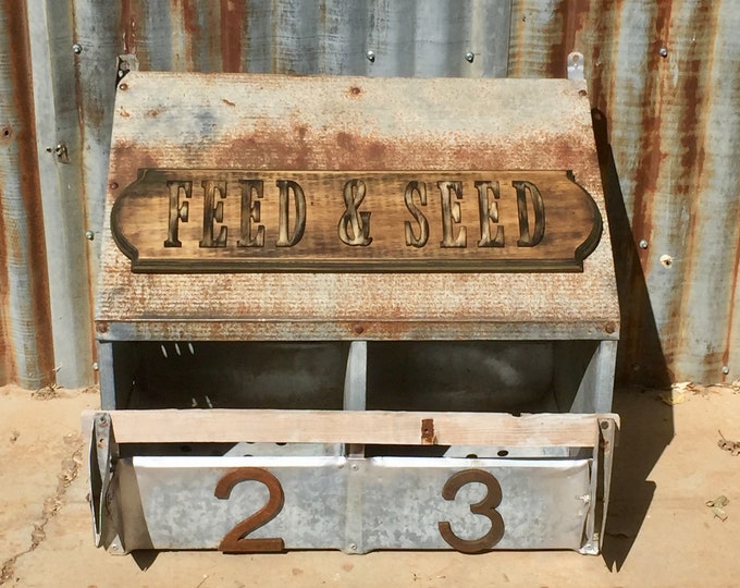 Rusty Vintage Chicken Nesting Boxes Metal Chicken Nesters Gavanized ...