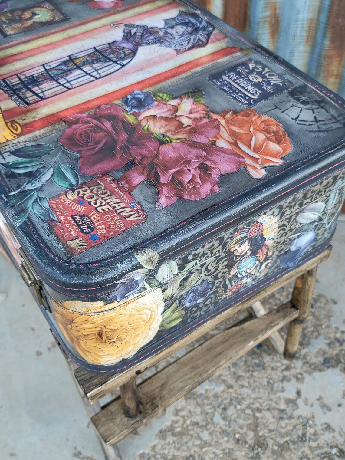 Soldaccepting Custom Orders Steampunk End Table Steampunk | Etsy