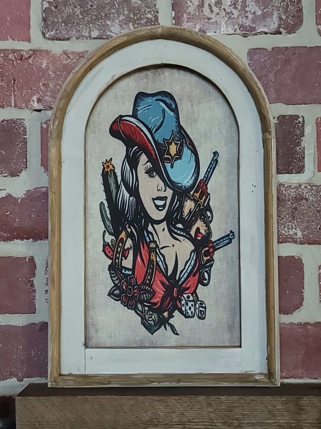 Framed Vintage Wild West Wall Print Western Framed Art Vintage Rodeo ...