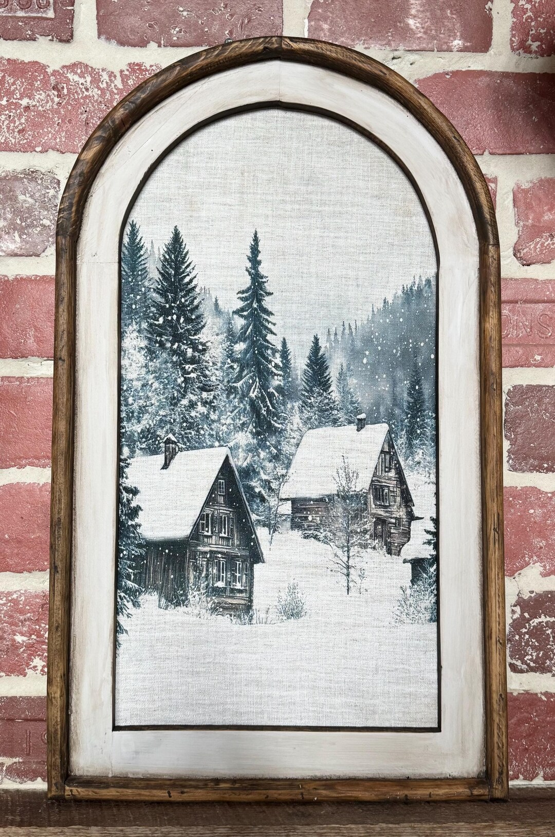 Natural Winter Scene Wall Art Cottagecore Wall Art Winter Landscape ...