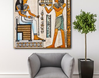 Egyptian Canvas Wall Art - Etsy