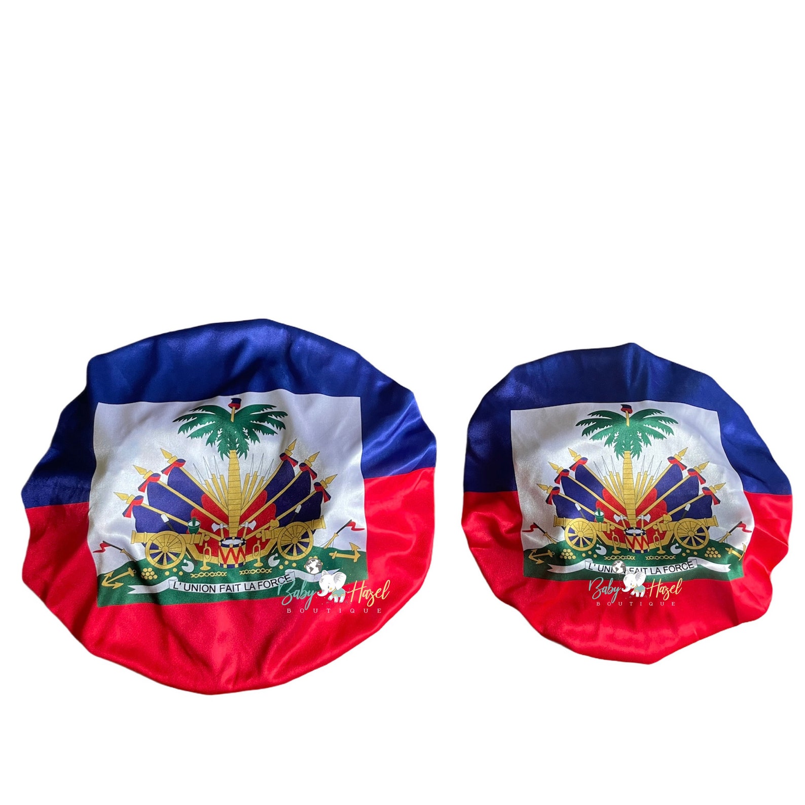 Haitian Flag Bonnet Reversible Double Layered kids and | Etsy