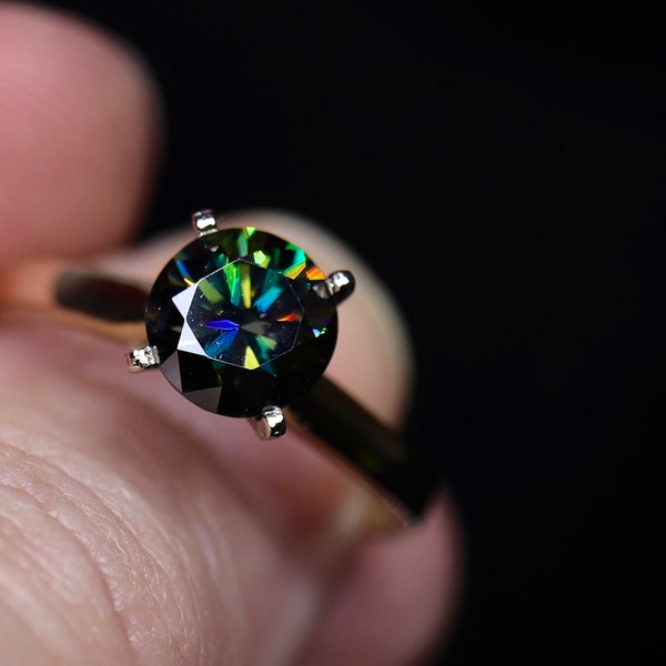 Black Moissanite - Etsy