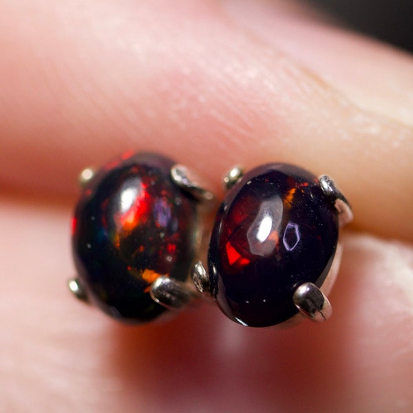 Fire Opal Earrings - Etsy