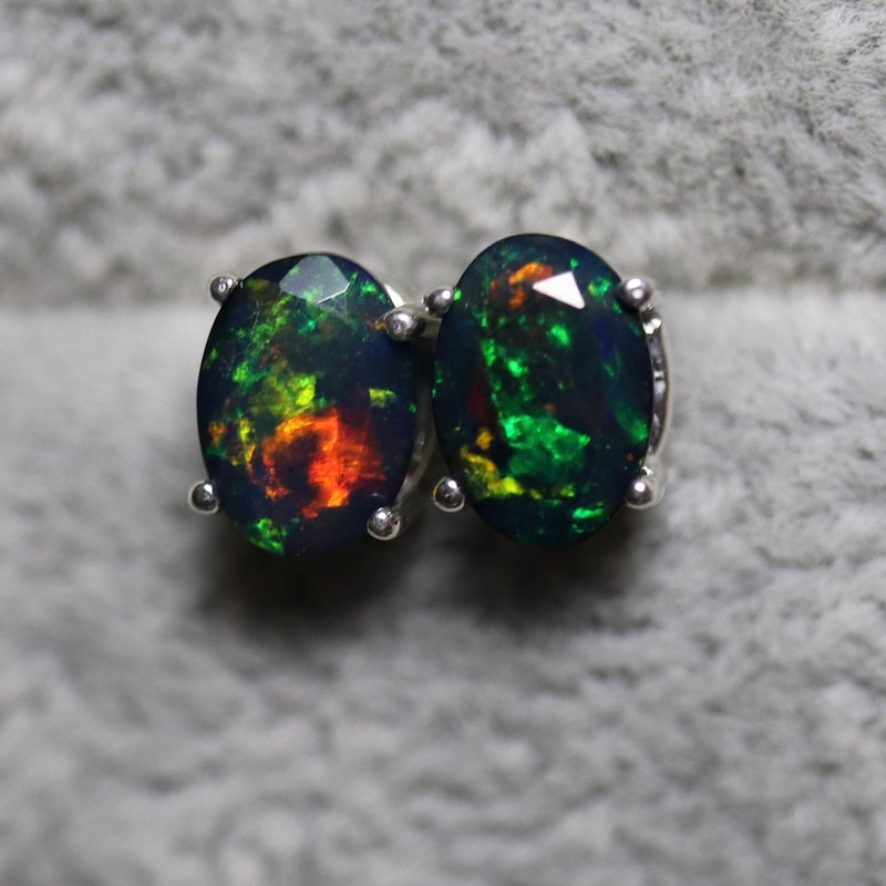 Opal Earrings - Etsy