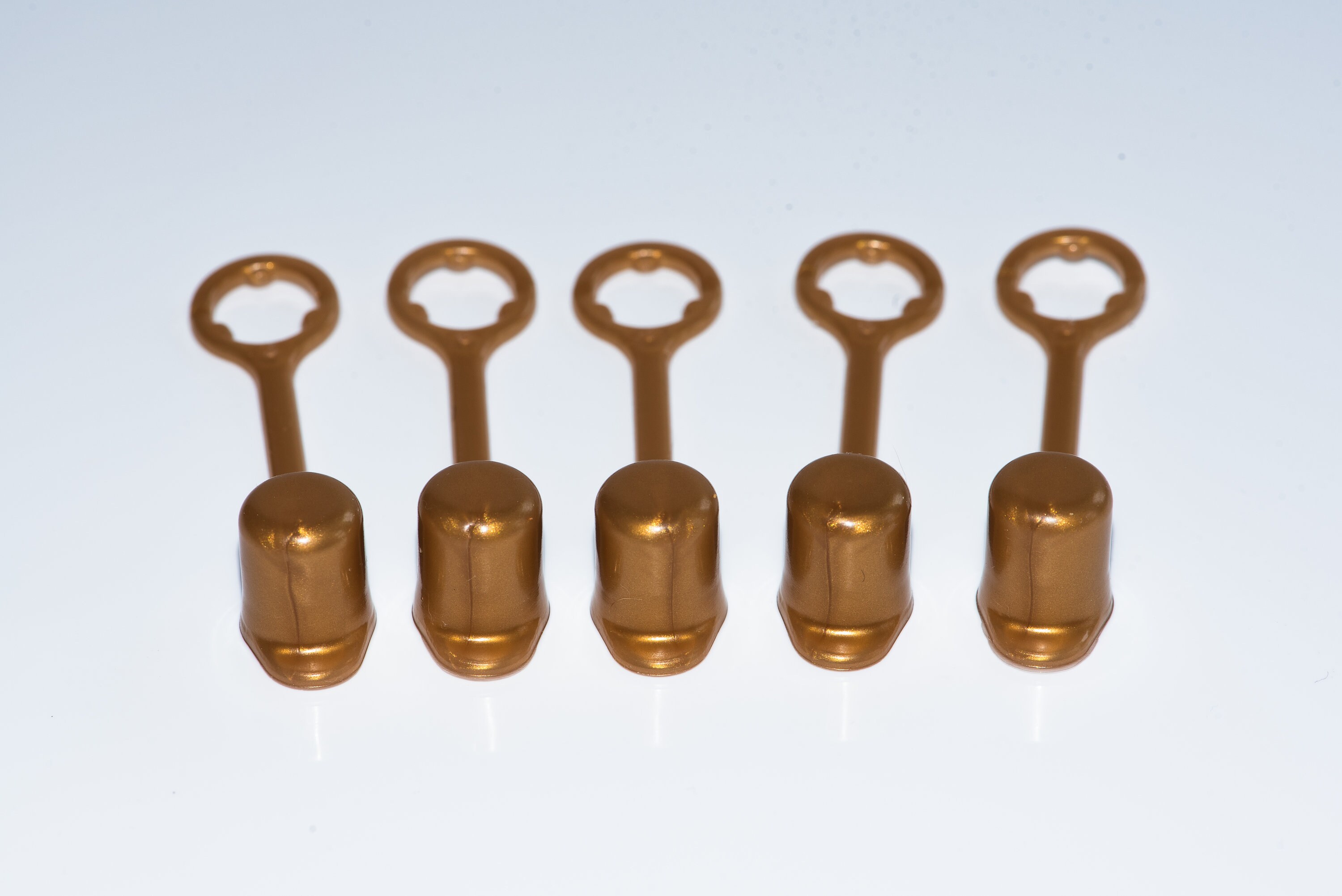 Set of 20 Gold Straw Caps - Free Shipping - Etsy